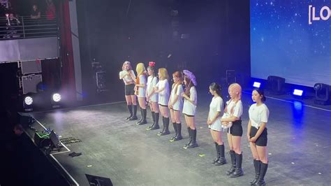 이달의 소녀 LOONA ending ment fancam LOONATHEWORLD in Atlanta YouTube