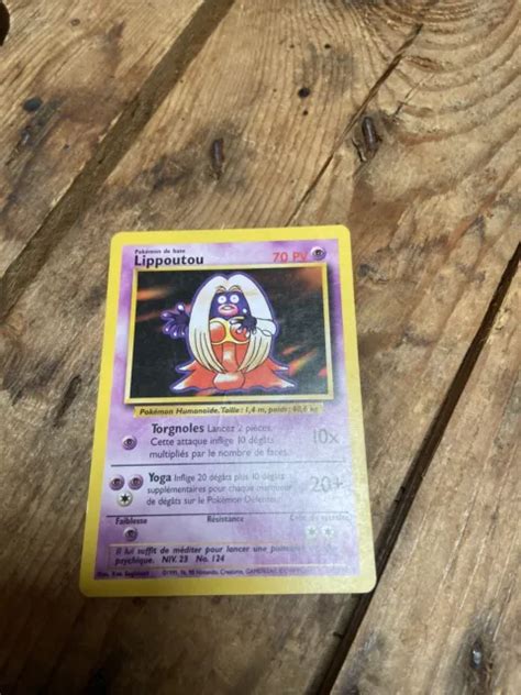 CARTE POKÉMON LIPPOUTOU 31 102 set de base édition 1 unco FR EUR 1 00