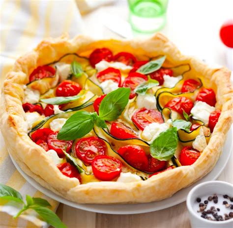 Recette Tarte Courgettes Et Tomates Marie Claire