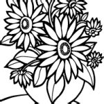 Desene De Colorat Cu Flori Si Plante Planse Cu Flori