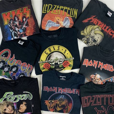 30 X Vintage Rock Band Music Tees Grade A Lima Lima Vintage