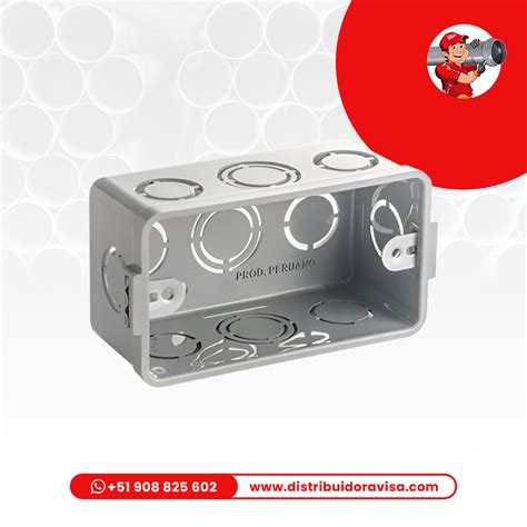 Caja Rectangular PVC Ferretería Distribuciones Visa