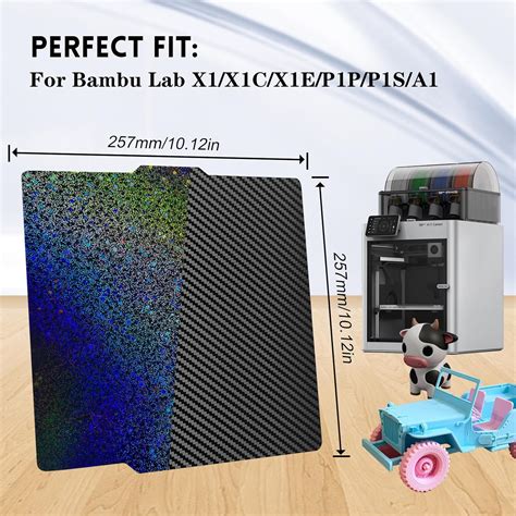 IdeaFormer 257x257mm H1H PEO PET PEY PEI PEF Build Plate For Bambu Lab