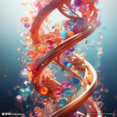 基因链 设计图 医疗护理 现代科技 设计图库 昵图网nipic