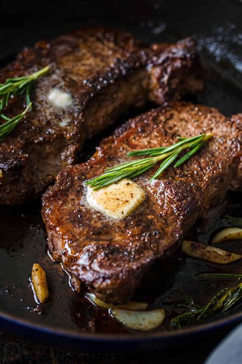 Pan Seared Steak With Garlic Butter Recipe Cart