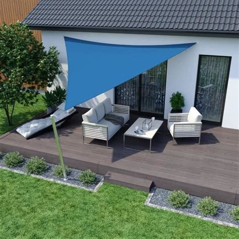 Voile d ombrage Pare Soleil Triangle isocèle Hydrofuge Brise Soleil