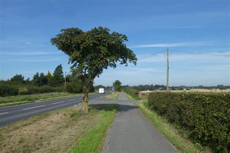 Cycle Path Beside The A1035 DS Pugh Geograph Britain And Ireland
