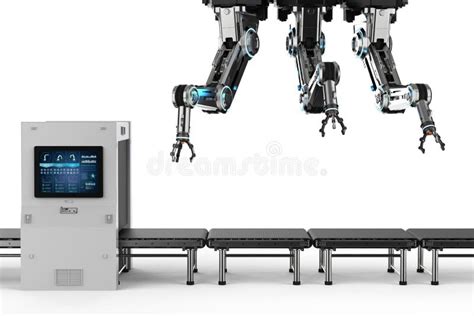 Concepto De La F brica De La Automatizaci n Stock de ilustración