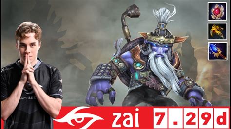 Dota Team Secret Zai The Dark Seer Offlane D Youtube