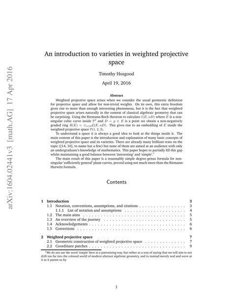 pdf an introduction to varieties in weighted projective space