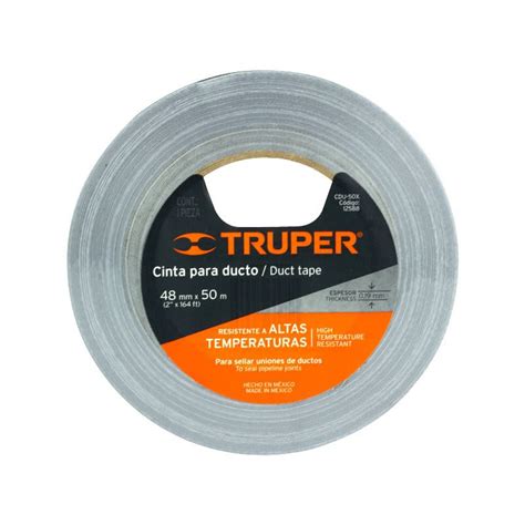 TRUPER Duct Tape Cinta Americana Ductos 48mm X 50mt Truper Falabella