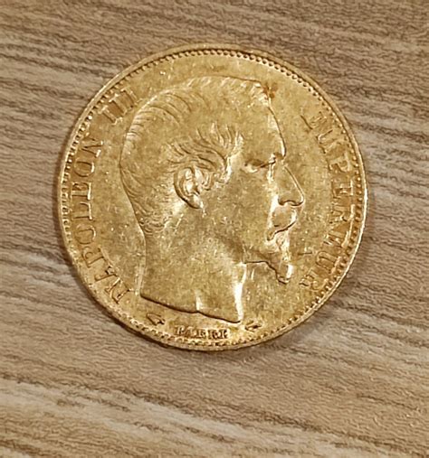 Estimation 20 franc napoléon iii 1856