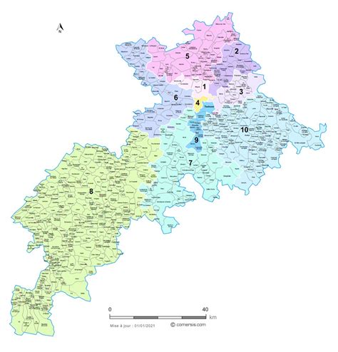 Carte Des Circonscriptions De La Haute Garonne