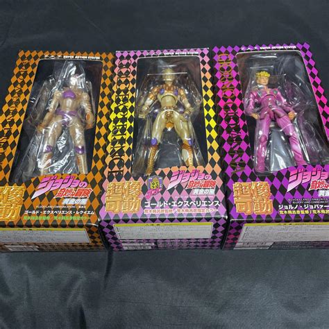 スティッキ 超像可動ジョジョの奇妙な冒険5部ジョルノ ブチャラティ アバッキオ ムーディー