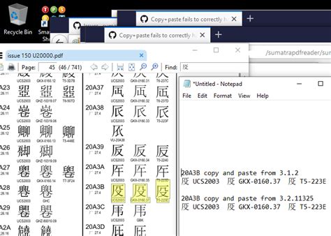 copy paste fails to correctly handle non bmp unicode · issue 150 · sumatrapdfreader sumatrapdf