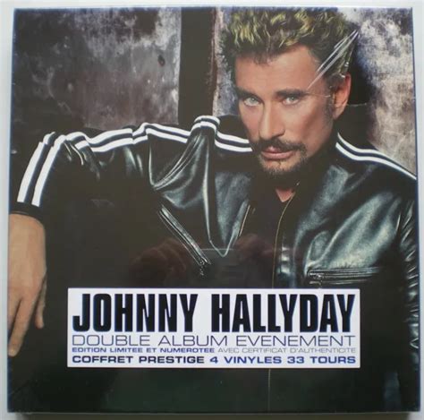 JOHNNY HALLYDAY COFFRET Prestige 4 vinyles NEUF scellé Edition limité