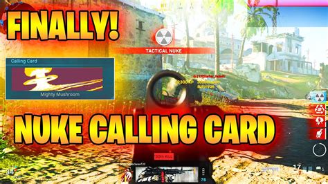 Mw2 Nuke Calling Card 2022