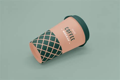 Lying Coffee Cup Mockup Paper Coffee Cup Free Mockup Coffee Cups