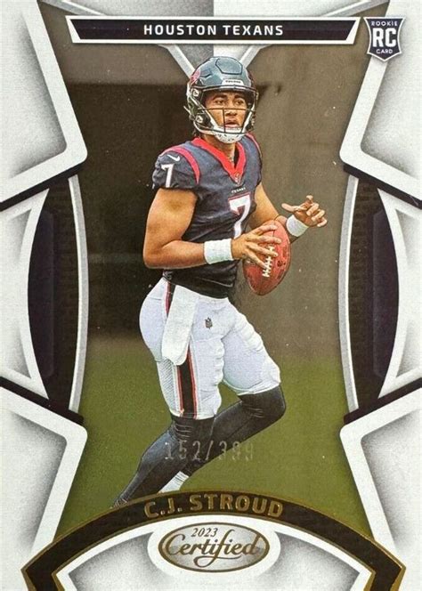 CJ Stroud 2023 Certified 104 Base Rookie 399 Price Guide Sports