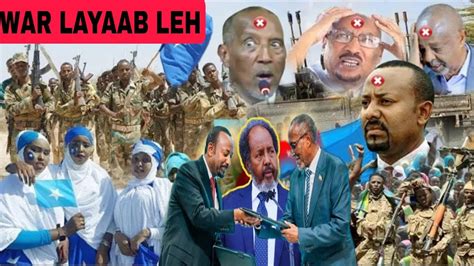 Deg Deg Itoobiya Oo War Layaab Leh Ku Dhawaaqday La Taliyaha Abii Oo