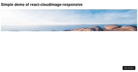 React Cloudimage Responsive Background Codesandbox