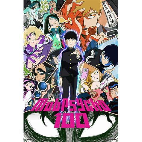 Buy Mob Psycho 100 Poster Anime Series 1 Key Art Alt Crunchyroll