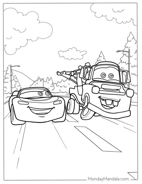 26 Lighting McQueen Coloring Pages Free PDF Printables Coloring