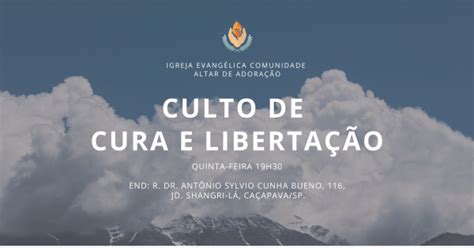 Culto de Cura e Libertação Quinta feira em Caçapava 2023 Sympla