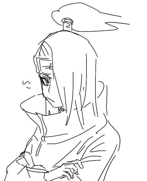 Naruto Deidara Draw Drawing Easy Step Drawingtutorials101 Anime Para