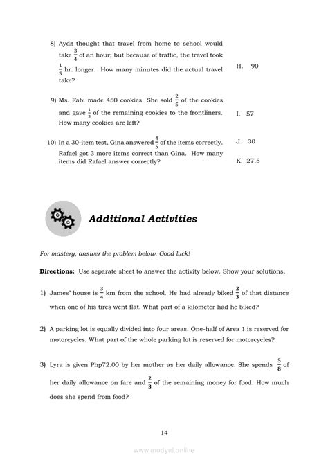 math 5 module 13 solving routine and non routine problems involving multiplication without or