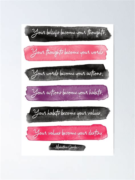 Inspirational Mahatma Gandhi Quote About Life Thoughts Beliefs