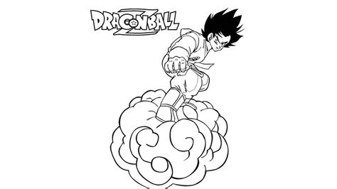 Dibujo De Dragon Ball Z Para Colorear Y Pintar