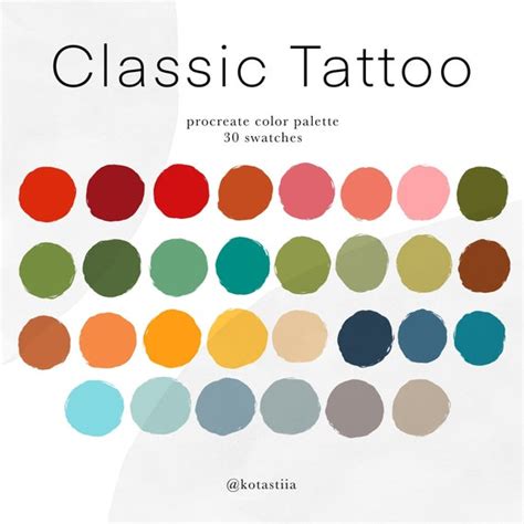 Discover 92 Traditional Tattoo Color Palette Super Hot In Cdgdbentre