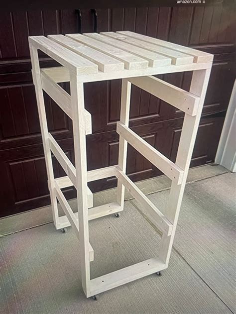 Wooden Laundry Basket Holder Etsy