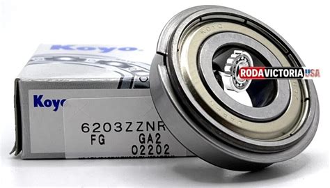 KOYO JAPAN 6203 ZZ NR Ball Bearing 17x40x12MM Double Shielded Seal W