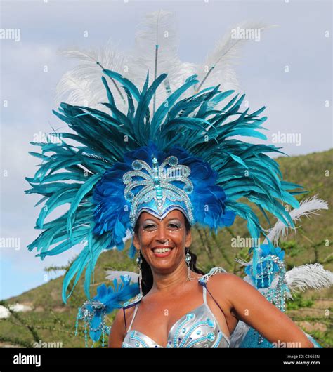 St Maarten Carnival 2011 Grand Parade Participant Stock Photo Alamy