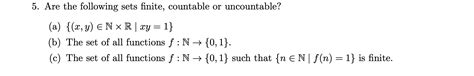 solved 3 a give an example of two sets a and b such that