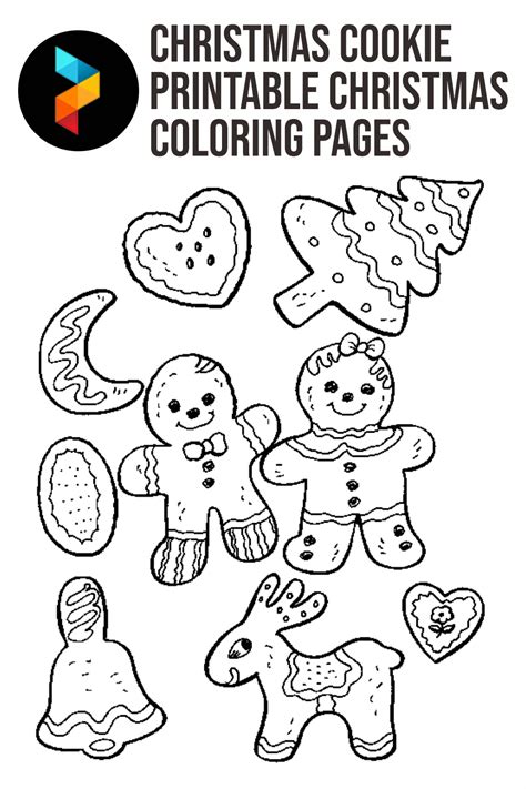 10 Best Christmas Cookie Printable Christmas Coloring Pages