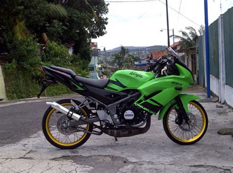 Modifikasi Ninja Rr Mono Fi Full Fairing Bagus Sederhana Tapi