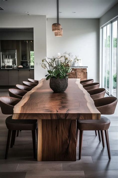 20 Modern Organic Dining Table Ideas Quiet Minimal In 2024 Live