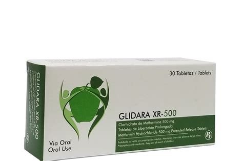 Glidara XR 500Mg Tabletas El Farmaceutico