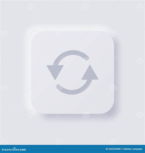 Icono De Flecha De Rotación Circular Ilustración del Vector