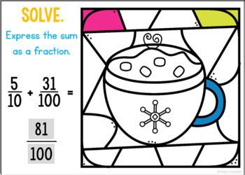 Add Fractional Parts Of And Boom Cards Th Grade Digital Activity