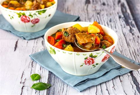 Lamb Stew With Potatoes And Vegetables Recipe
