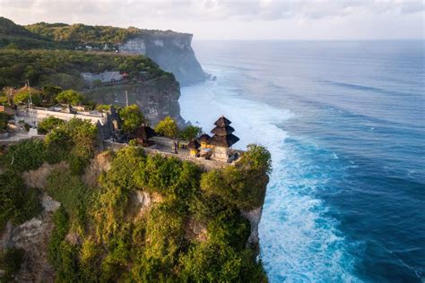 Pura Luhur Uluwatu Der Heilige Tempel Auf Den Klippen Bali De