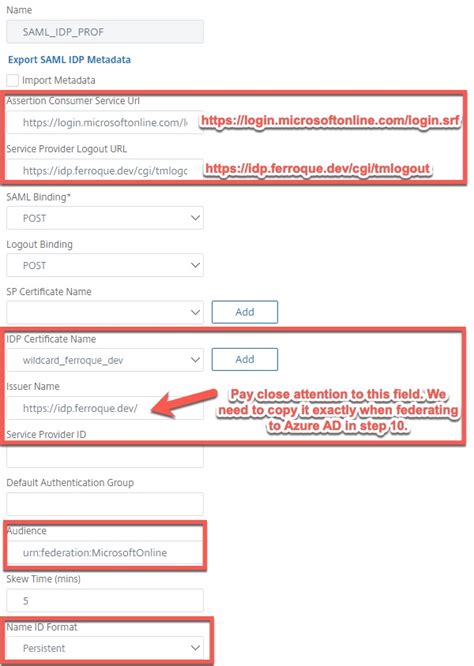 HowTo Azure MFA SAML And Citrix Gateway With SSO Without FAS