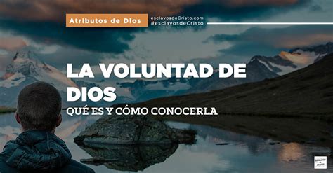 LA VOLUNTAD DE DIOS Qué es y Cómo Conocerla Esclavos de Cristo