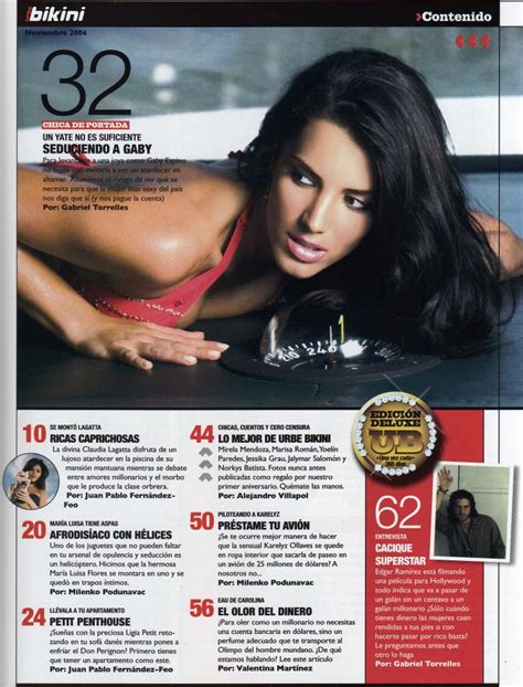 Indice D Portadas Urbe Bikini Noviembre Gaby Espino