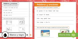 Guía Trabajo Verbos Hecho por educadores Twinkl