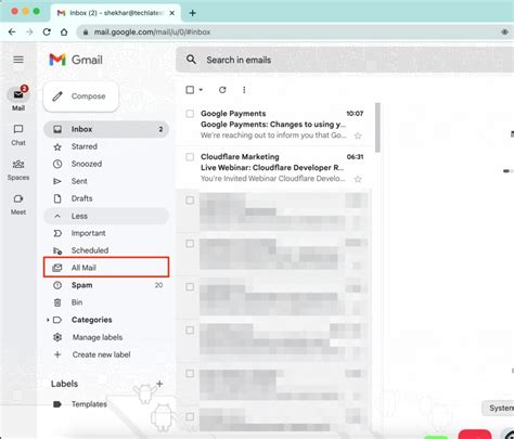 Cómo recuperar correos electrónicos archivados en Gmail